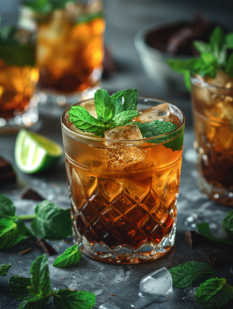 Mojito glacé au chocolat / Chocolate iced mojito – Juliette & Chocolat